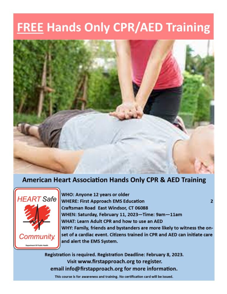 American Heart Association (AHA) CPR & First Aid Instructor Course - First Approach Ems ...