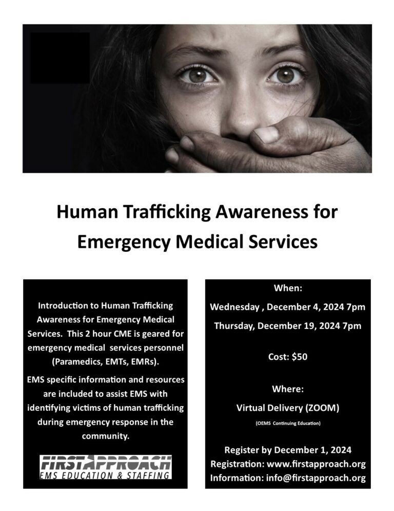 Introduction To Human Trafficking for Emergency Medical Services ...